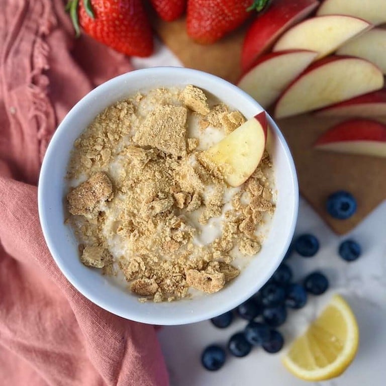 Whipped Vegan Fruit Dip (Cheesecake Dip) - Naturallie Plant-Based