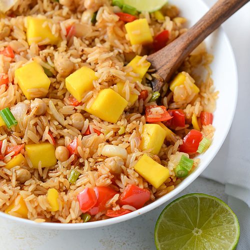 Mango Fried Rice Recipe-Naturallie Plant Based