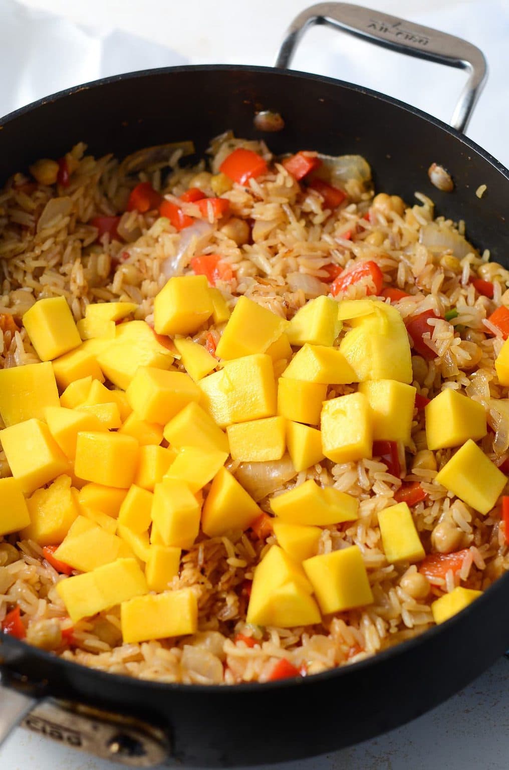 Mango Fried Rice Recipe-Naturallie Plant Based