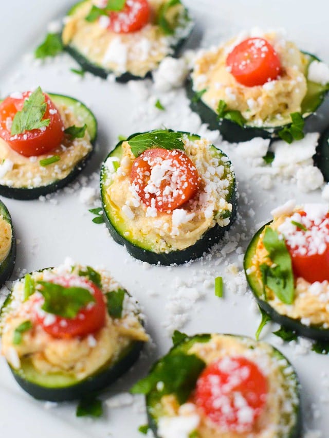 Mediterranean Cucumber Bites (Easy Appetizer or Snack) - Naturallie ...