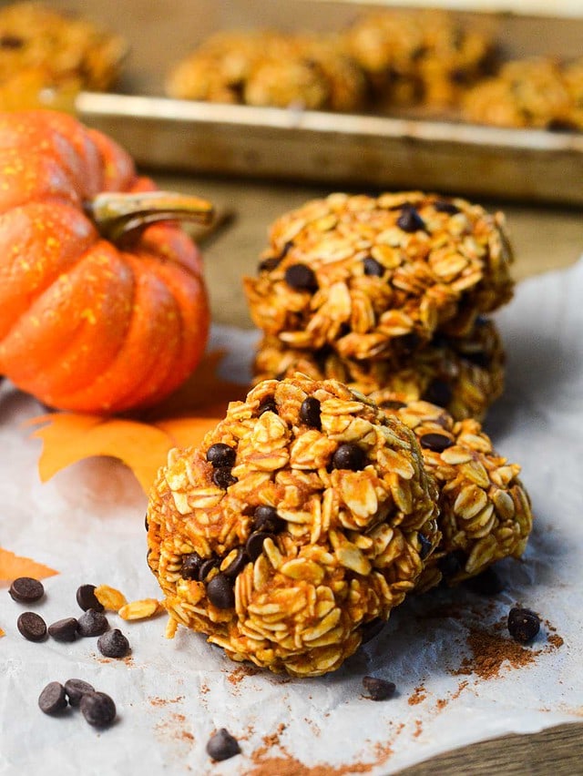 No Bake Pumpkin Cookies Recipe (EASY!) - Naturallie Plant Based