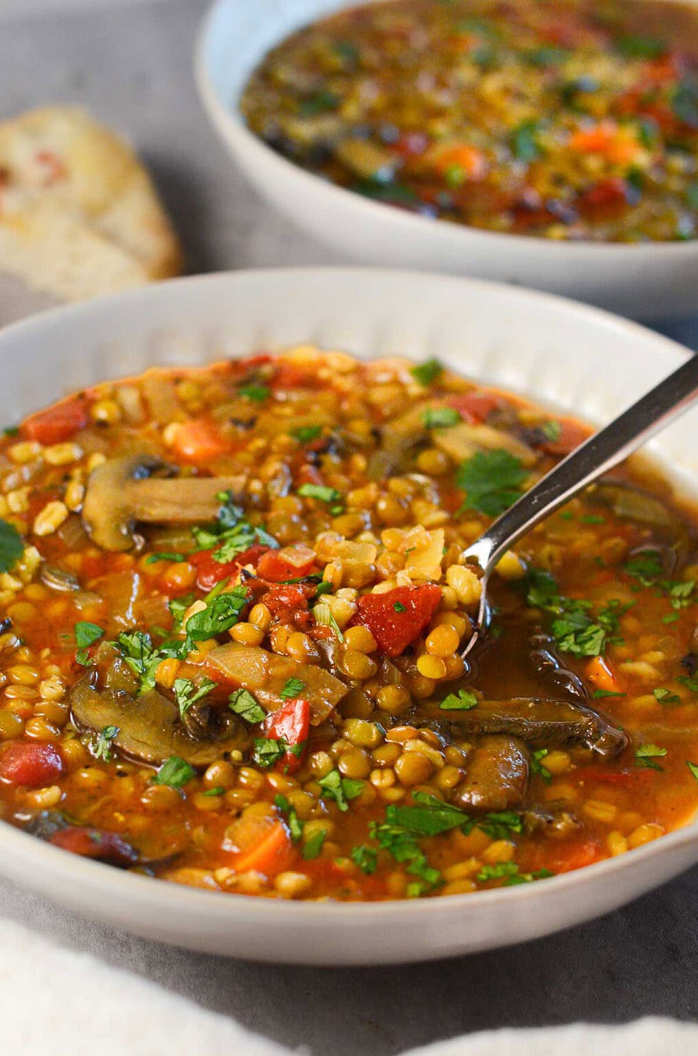 Nourishing Lentil Barley Soup - Naturallie Plant-Based