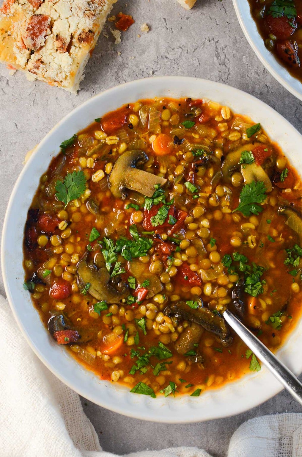 Nourishing Lentil Barley Soup - Naturallie Plant-Based