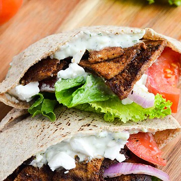 The Best Vegan Gyro (with Tofu) - Naturallie Plant-Based