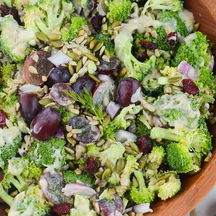 Broccoli Crunch Salad - Naturallie Plant-Based