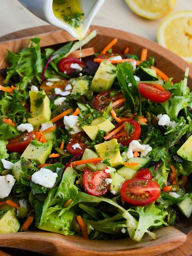 Bright Spring Mix Salad - Naturallie Plant-Based