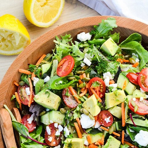 Bright Spring Mix Salad - Naturallie Plant-Based
