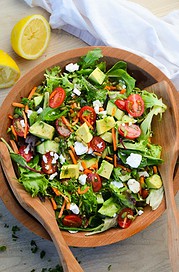 Bright Spring Mix Salad - Naturallie Plant-Based