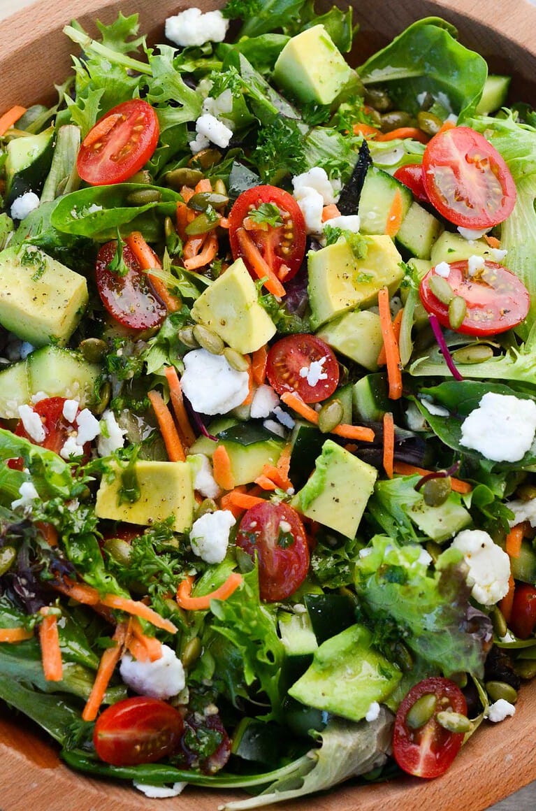 Bright Spring Mix Salad - Naturallie Plant-Based