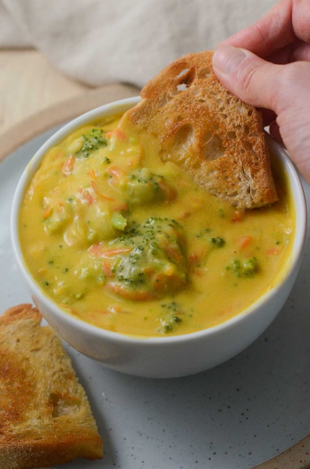 Vegan Broccoli Cheddar Soup - Naturallie Plant-Based
