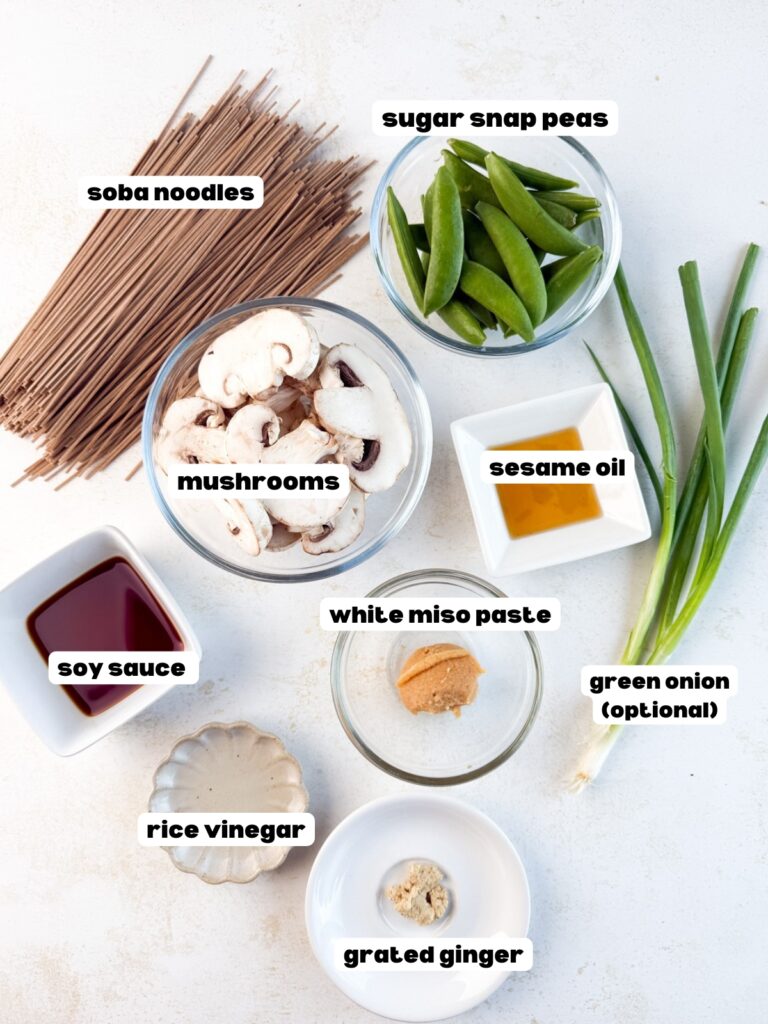 Miso Ginger Soba Noodles - Naturallie Plant-Based