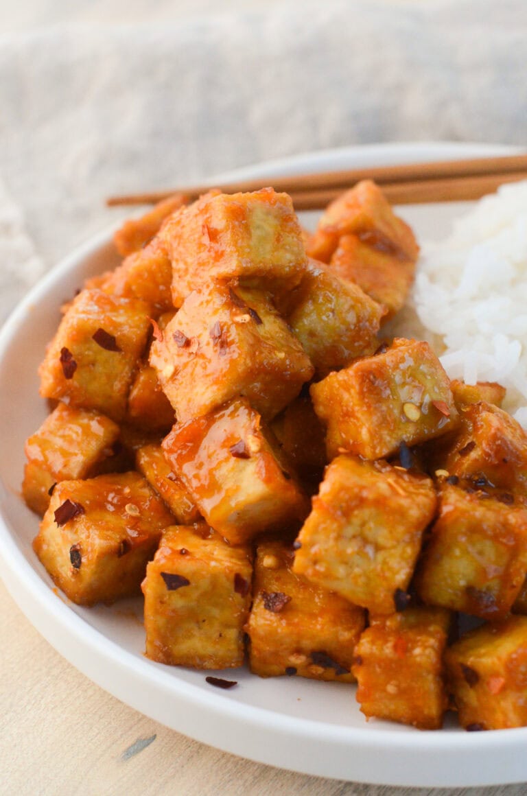 Hot Honey Crispy Tofu - Naturallie Plant-Based