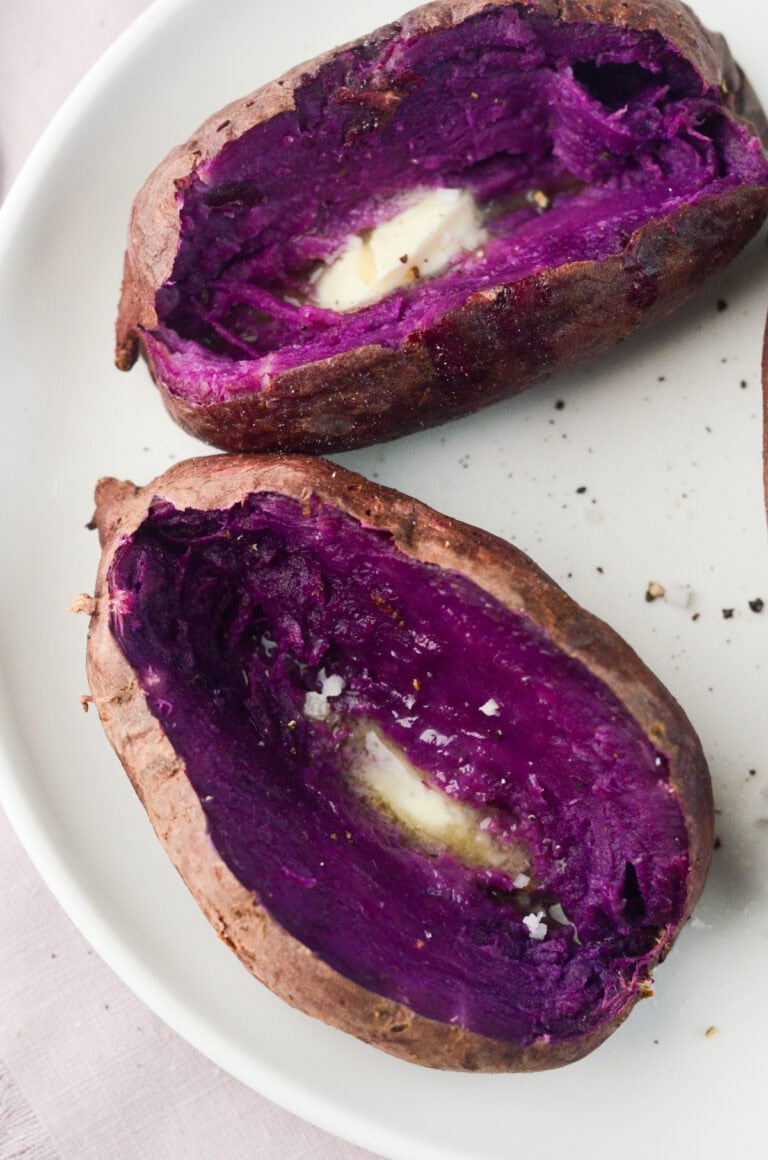 Easy Purple Sweet Potatoes (Cancer-Fighting Food) - Naturallie Plant-Based