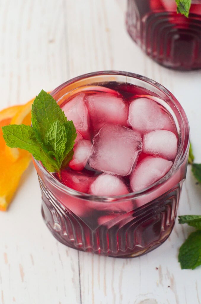 Easy Iced Hibiscus Tea Recipe - Naturallie Plant-Based